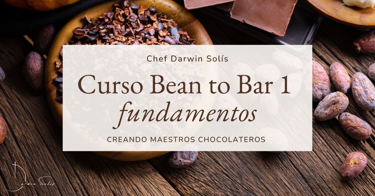 Curso Bean to bar 1 fundamentos Chef Darwin Solís